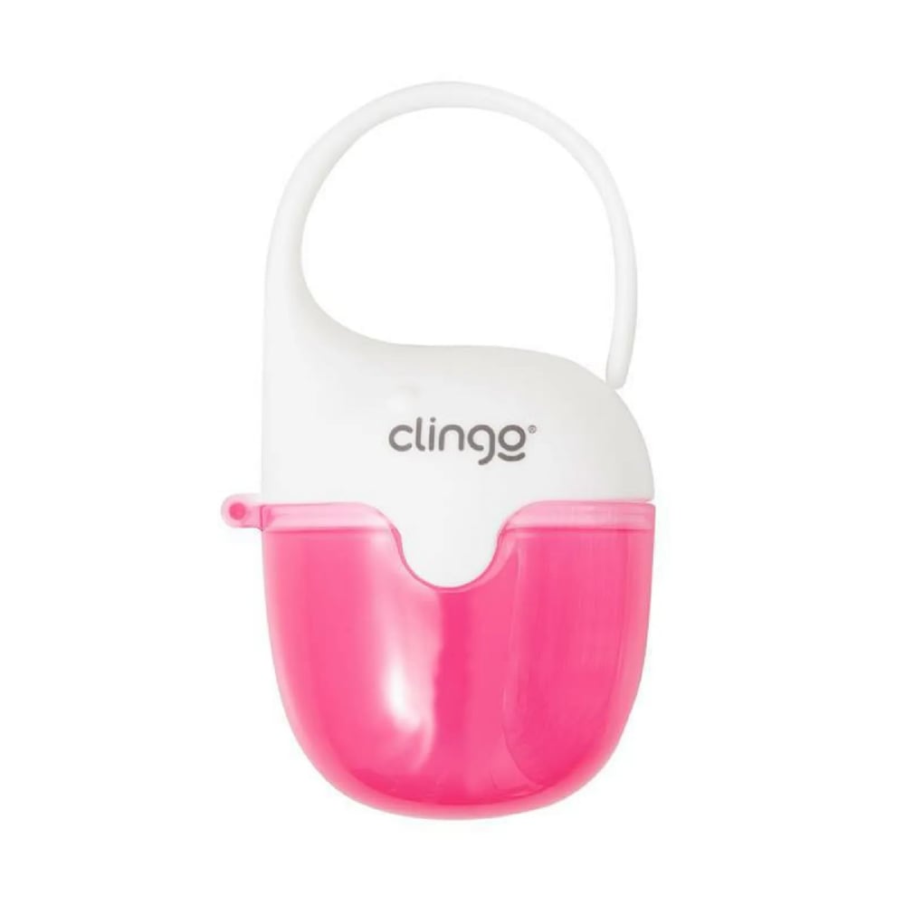PORTA CHUPETAS BALEIA COLORS ROSA CLINGO BABY CENTER